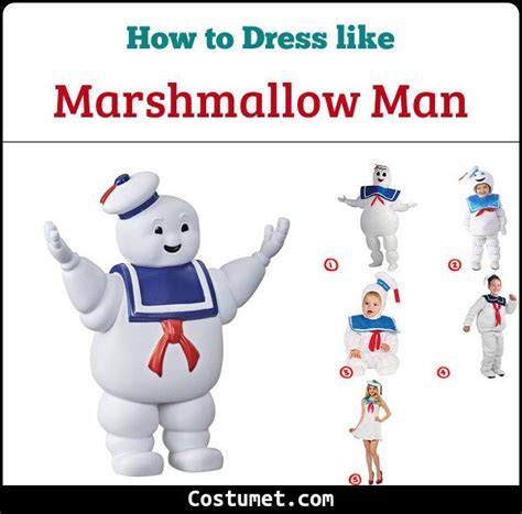 Stay Puft Marshmallow Man Costume For Halloween Stay Puft Marshmallow