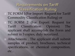 Tariff Commission Pptx