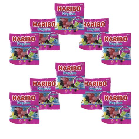 Haribo Mini Dragibus 40g X 10 Bags · Bonnebouffe
