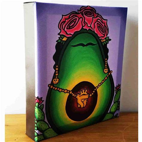 Frida Cado Inspired Frida Kahlo Art Gallery Wrapped Canvas Print 8x10