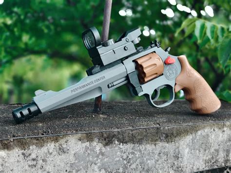 Smith And Wesson 500 Magnum Giant Revolver Fidget Free 3d Print Model