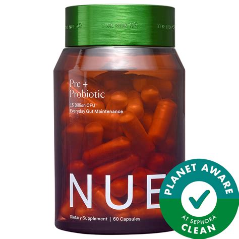 The Nue Co Prebiotic Probiotic Vegan Gut Microbiome Supplement