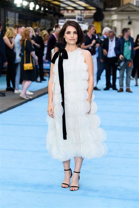 Swimming With Men London Premiere Red Carpet Fashion Awards Charlotte Riley Red Carpet