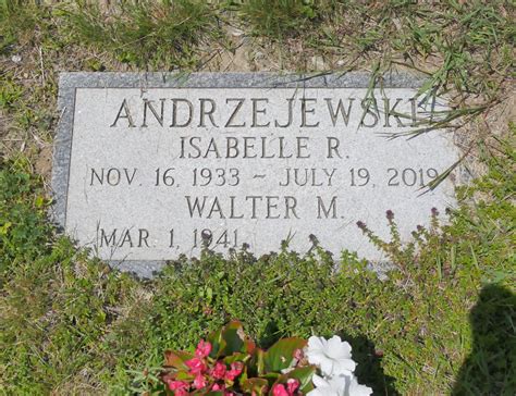 Isabelle Rita Issie” Parker Andrzejewski 1933 2019 Find A Grave Memorial