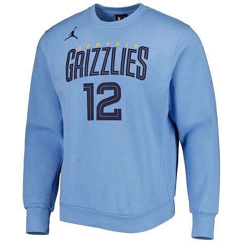 Jordan Brand Ja Morant Light Memphis Grizzlies Statement Name Number