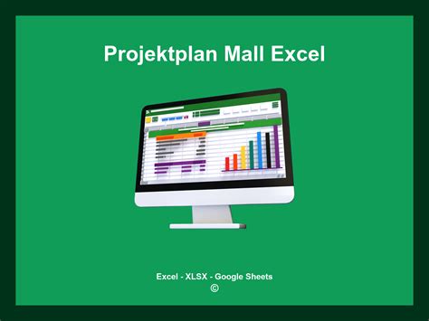 Projektplan Mall Excel