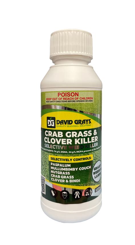 David Grays Crab Grass And Clover Killer 500ml Couch Selective
