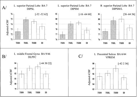 Functional Profiles A Functional Profiles Of Three Regions