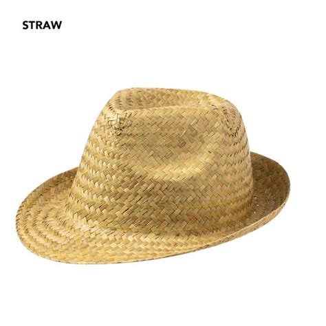 Fedora Strå Hat Med Tryk Mulighed Køb Nu 2025