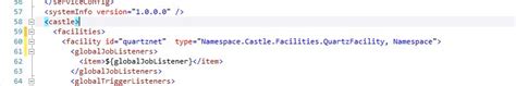 C Quartznetcastle Windsor Integration Xmlinterpreter Exception
