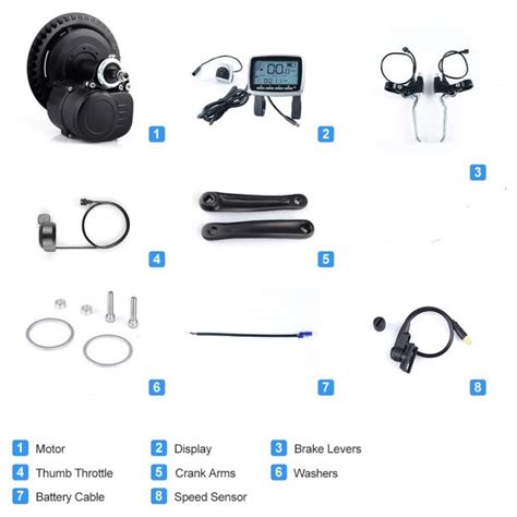 Mid Drive Tongsheng Tsdz2 500w 48v Lebar Bottom Bracket 68 73mm