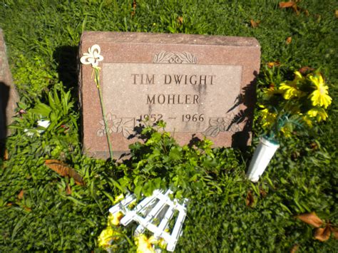 Timothy Dwight Tim” Mohler 1952 1966 Find A Grave Memorial