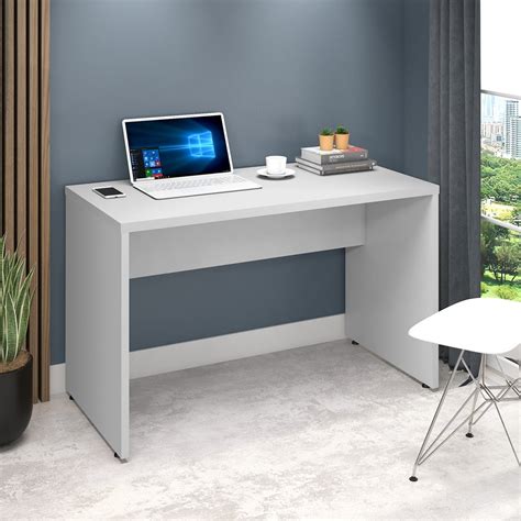 Mesa De Escritório Retangular 1500 Weboffice Cinza Madeiramadeira