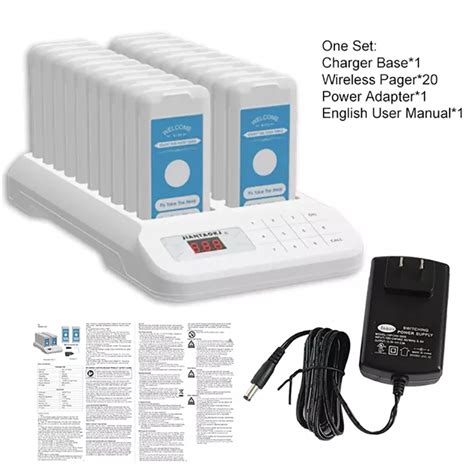 Jt 919 Wireless Waterproof Table Buzzer For Restaurants