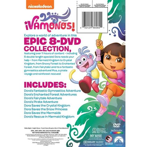 Dora The Explorer Epic Adventures Collection Dvd Set New Sealed Free