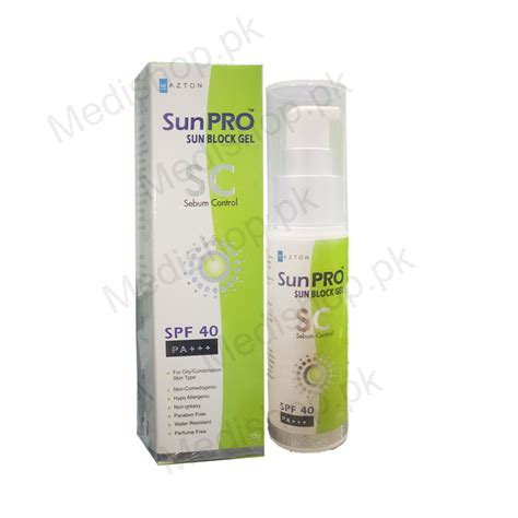 Sunpro Sc Gel Spf40 30g Medishoppk