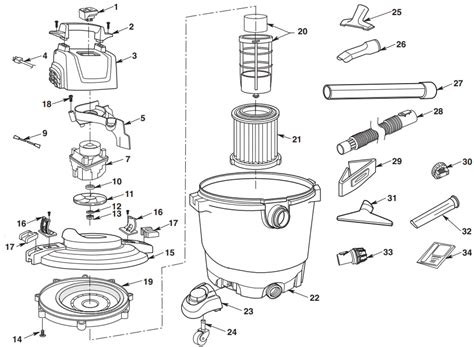 Craftsman Cmxevbe175960 Dry Wet Vacuum Cleaner Instruction Manual