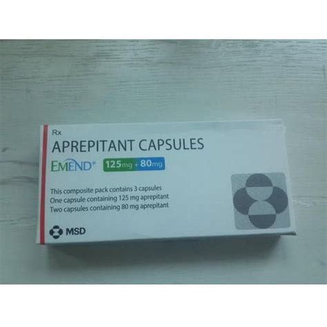 Emend Aprepitant Capsule At Rs 100strip In Mumbai Id 19848447191