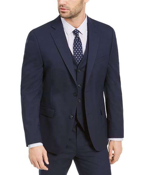 Alfani Mens Slim Fit Stretch Solid Suit Jacket Created For Macys