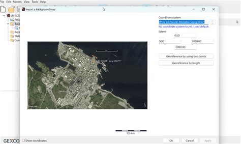 How To Georefenrece A Background Map