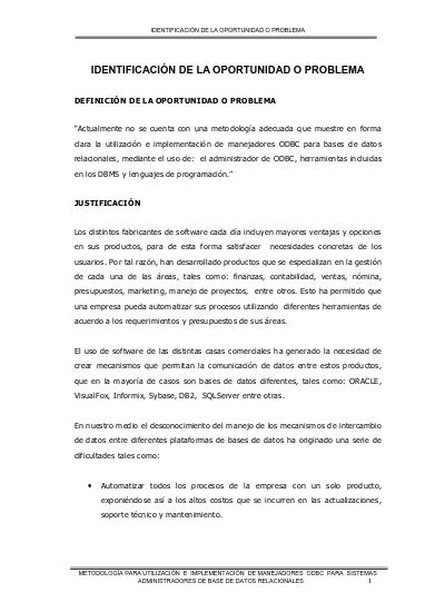 Introducción Al Sdk Simbaengine MetodologÍa Para Crear Un Driver Odbc Mediante Un Sdk