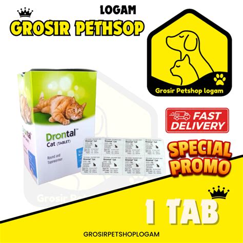 Jual Drontal Cat Obat Cacing Kucing Drontal 1 Tablet Shopee Indonesia