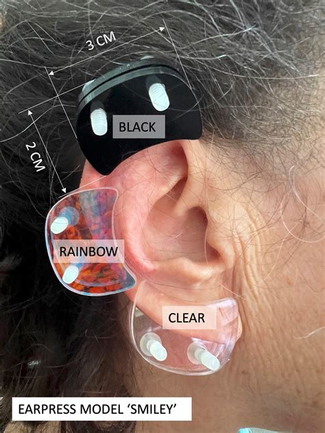 Ear Keloid Compression Plastic Discs Plastic Disc Earring For Post Op
