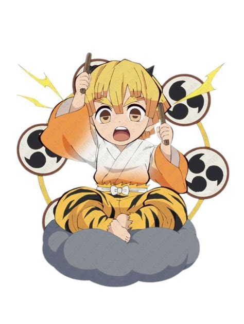 Zenitsu Chibi Png Personagem Personagens Fãs