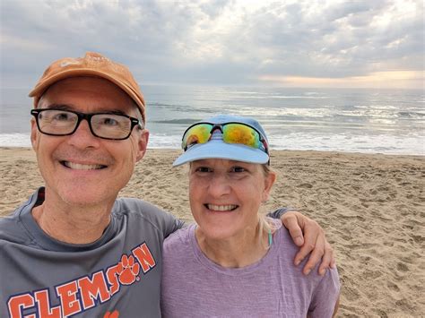 Lance And Lisa At The Beach In The Morning Appalachian Ground