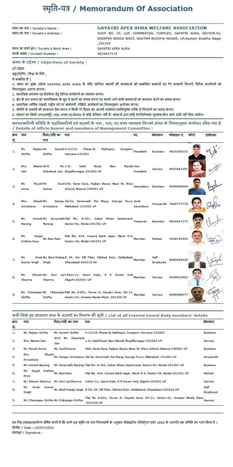 Memorandum Of Association Drafting Memorandum Of Association Is The