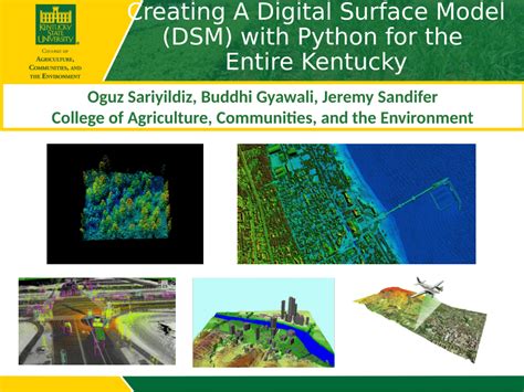 Pdf Creating A Digital Surface Model Dsm With Python For The Entire Kentucky
