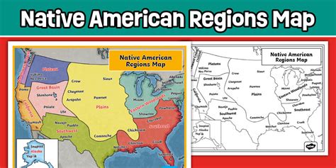 Native American Regions Map Tribes Cultures And Territories