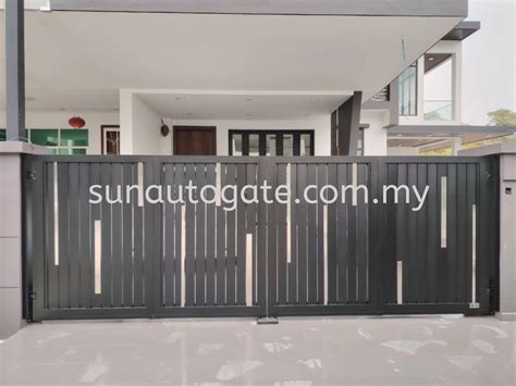 Aluminium Trackless Folding Gate Penang Malaysia Simpang Ampat