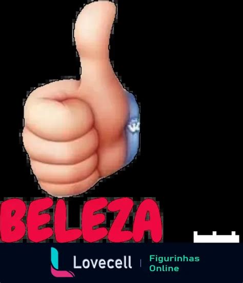 Figurinha Beleza Com Joinha Para Whatsapp Lovecell
