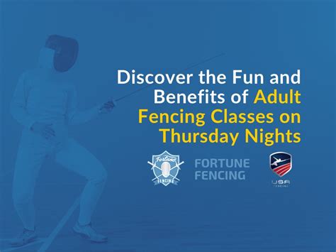 Unleash Your Inner Fencer Discover The Fun And Benefits Of Adult