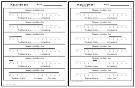 Comparing Measurement Bundle By Annas Store Tpt