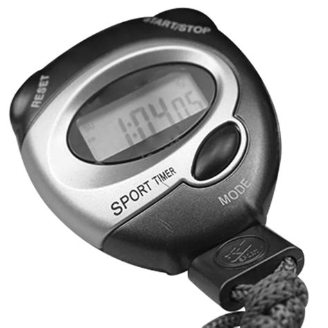 Lcd Digital Sports Stopwatch Counter Timer Chronograph Handheld For
