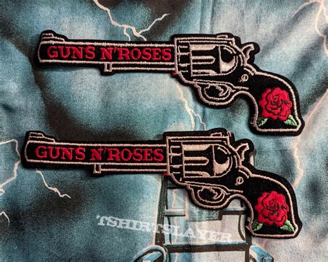Guns N Roses Embroidered Gun Patch Large Tshirtslayer Tshirt And