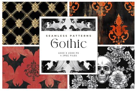 Gothic Seamless Patterns 4825377