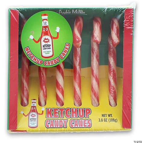 Ketchup Flavored Candy Canes 6 Piece T Set Oriental Trading