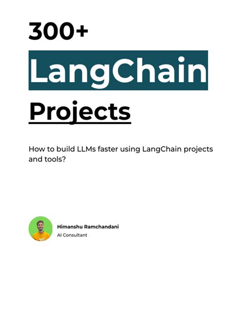 300 Langchain Projects Pdf Artificial Intelligence Intelligence