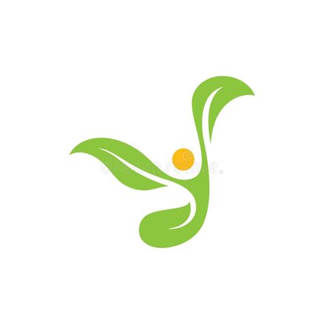 Plant Seeds Logo Vector Concept Template Stock Vector Illustration Of