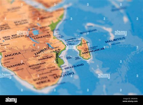 Madagascar On World Map Premium Vector Pin Map With Madagascar Flag