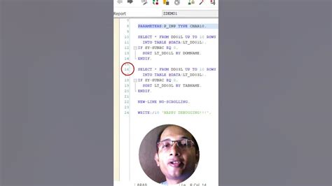 Abap Debugging Tips Debug Script Shorts Abap Sap Youtube