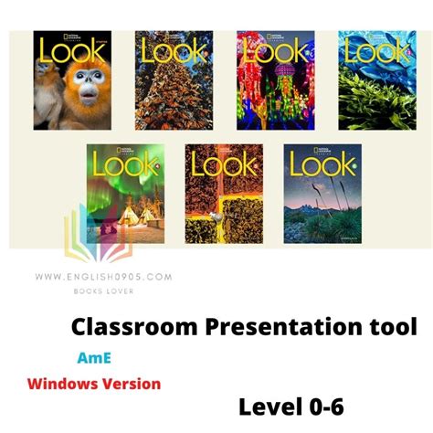 Look 1st Ame Classroom Presentation Tool Window Version Pdf Sb Wb Tb Test Teacher