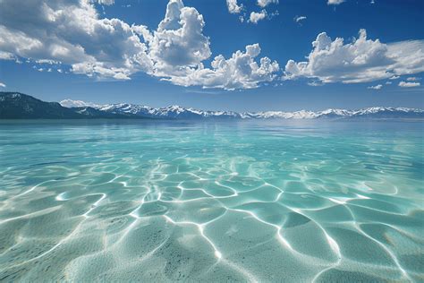 Tahoe Blue Art Natures Inspirational Canvas
