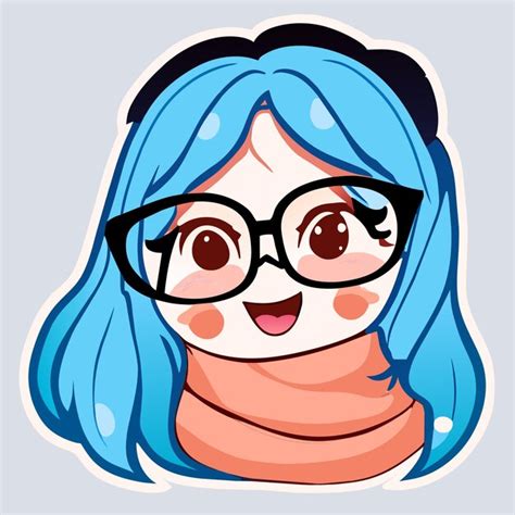 Premium Vector Cute Chibi Girl Hand Drawn Cartoon Sticker Icon Concept Isolated Illustration
