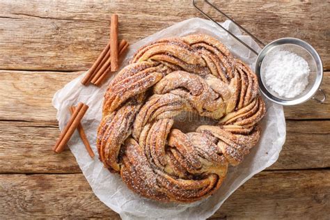 Kringle Tasty Estonian Czech And Skandinavian Dessert With Cinnamon