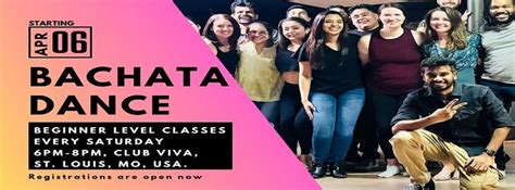 Bachata Latin Dance 4 Week Beginner Level Classes In St Louis St