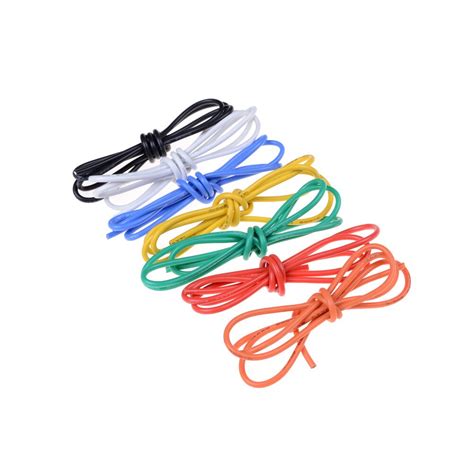1m Gauge 14 Awg Silicone Rubber Wire Cable Flexibl Grandado
